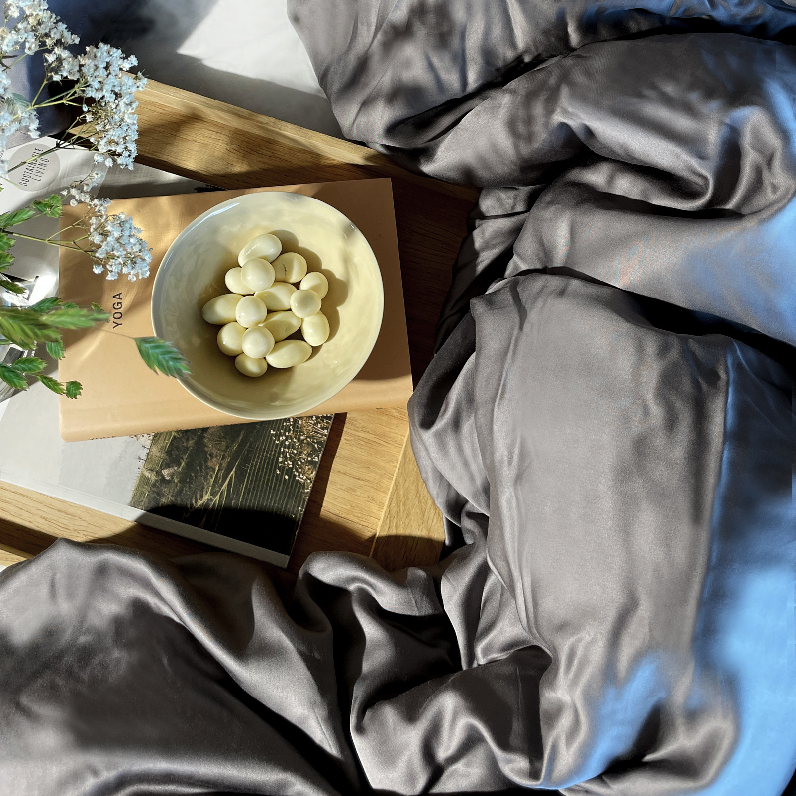 Ren Bambus - Sengesett I 100% Bambus - Gardenia | Dun of Norway
