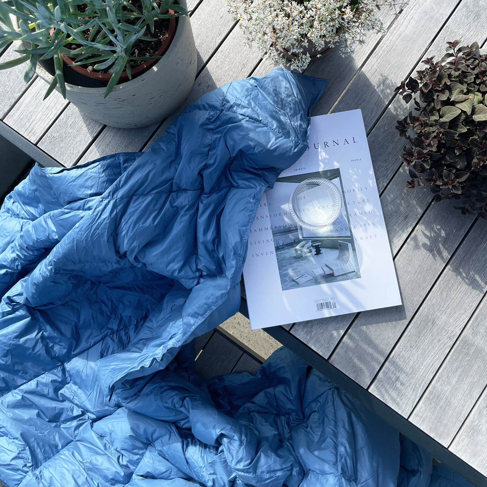 Dunpledd Med Veske - Quiet Harbour | Dun of Norway