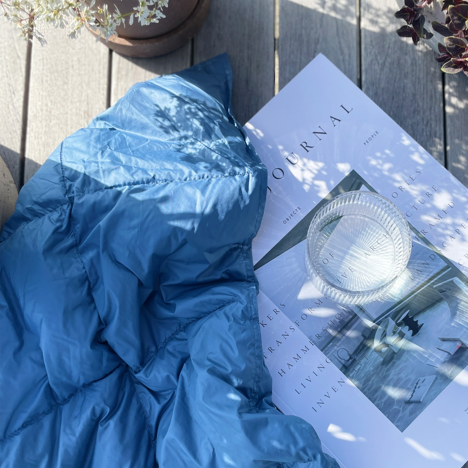 Dunpledd Med Veske - Quiet Harbour | Dun of Norway