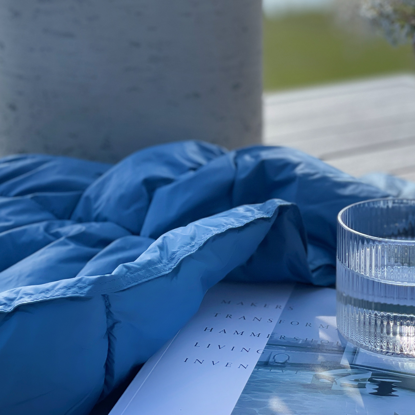 Dunpledd Med Veske - Quiet Harbour | Dun of Norway