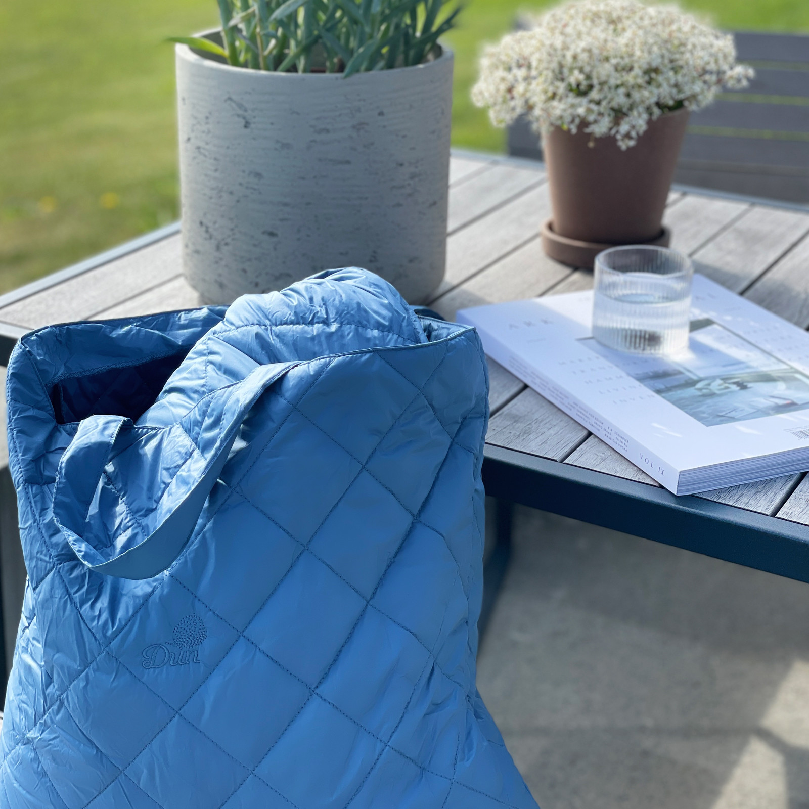 Dunpledd Med Veske - Quiet Harbour | Dun of Norway